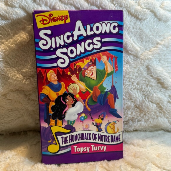 Disney | Media | Disney Sing Along Songs Hunchback Topsy Turvy | Poshmark